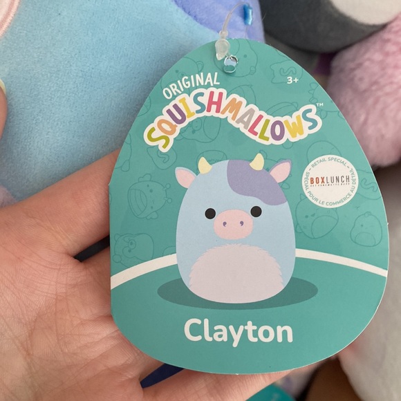 Squishmallows | Toys | Squishmallows 8 Clayton Blue Cow Squishmallow ...
